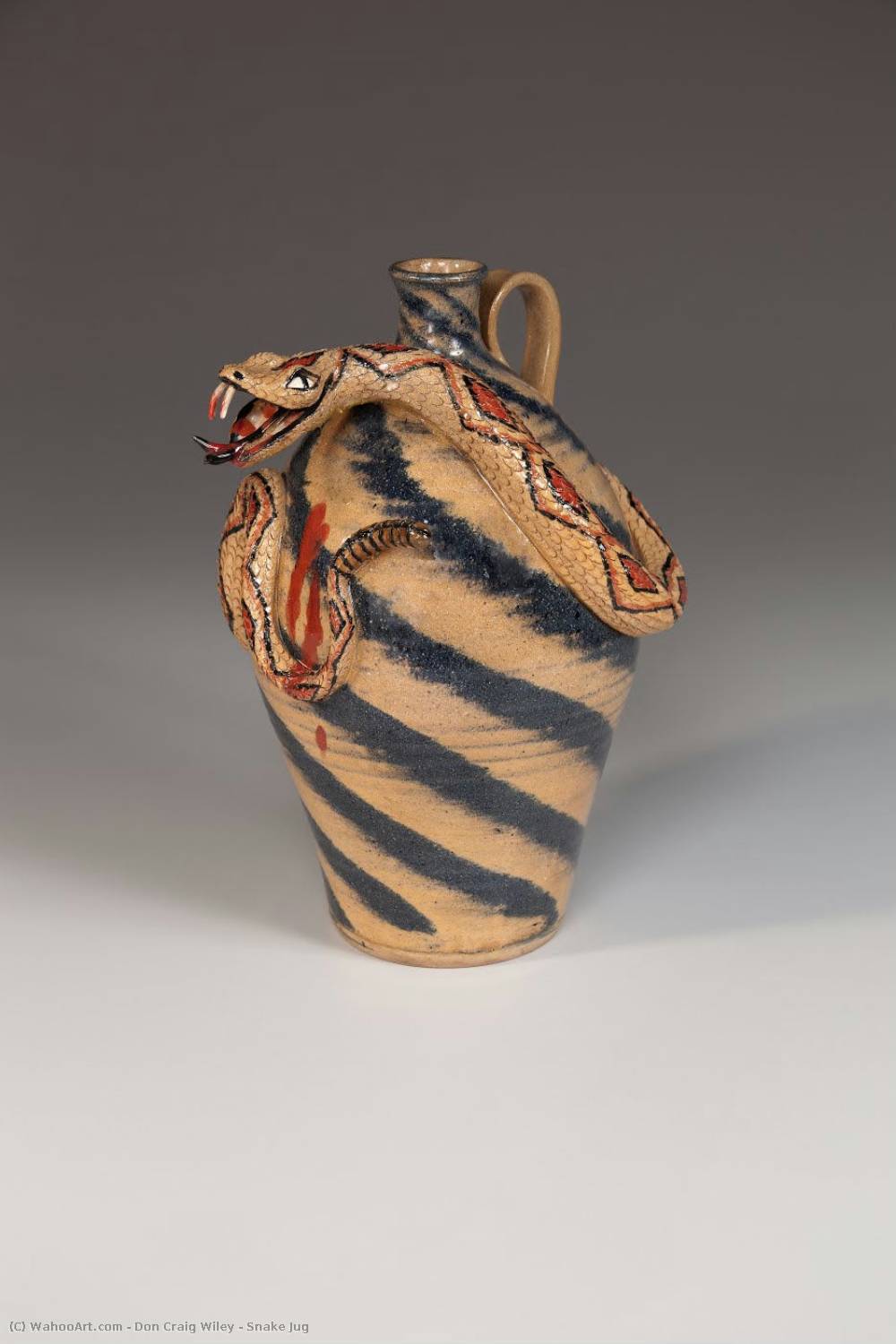 Snake Jug de Don Craig Wiley (1944-2001, United States) Don Craig Wiley ...