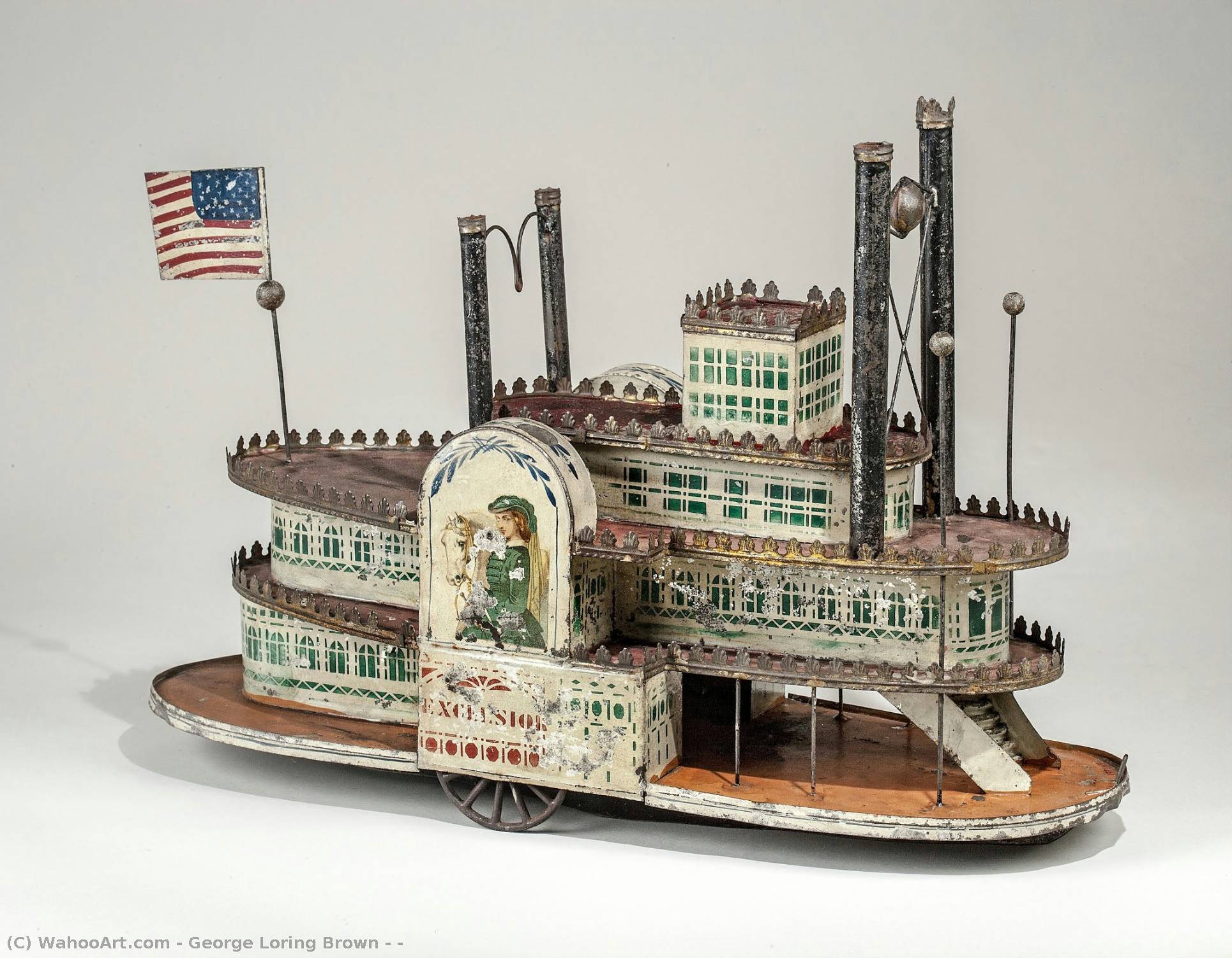 Reproducciones De Arte Del Museo \, 1870 de George Loring Brown (1810 ...