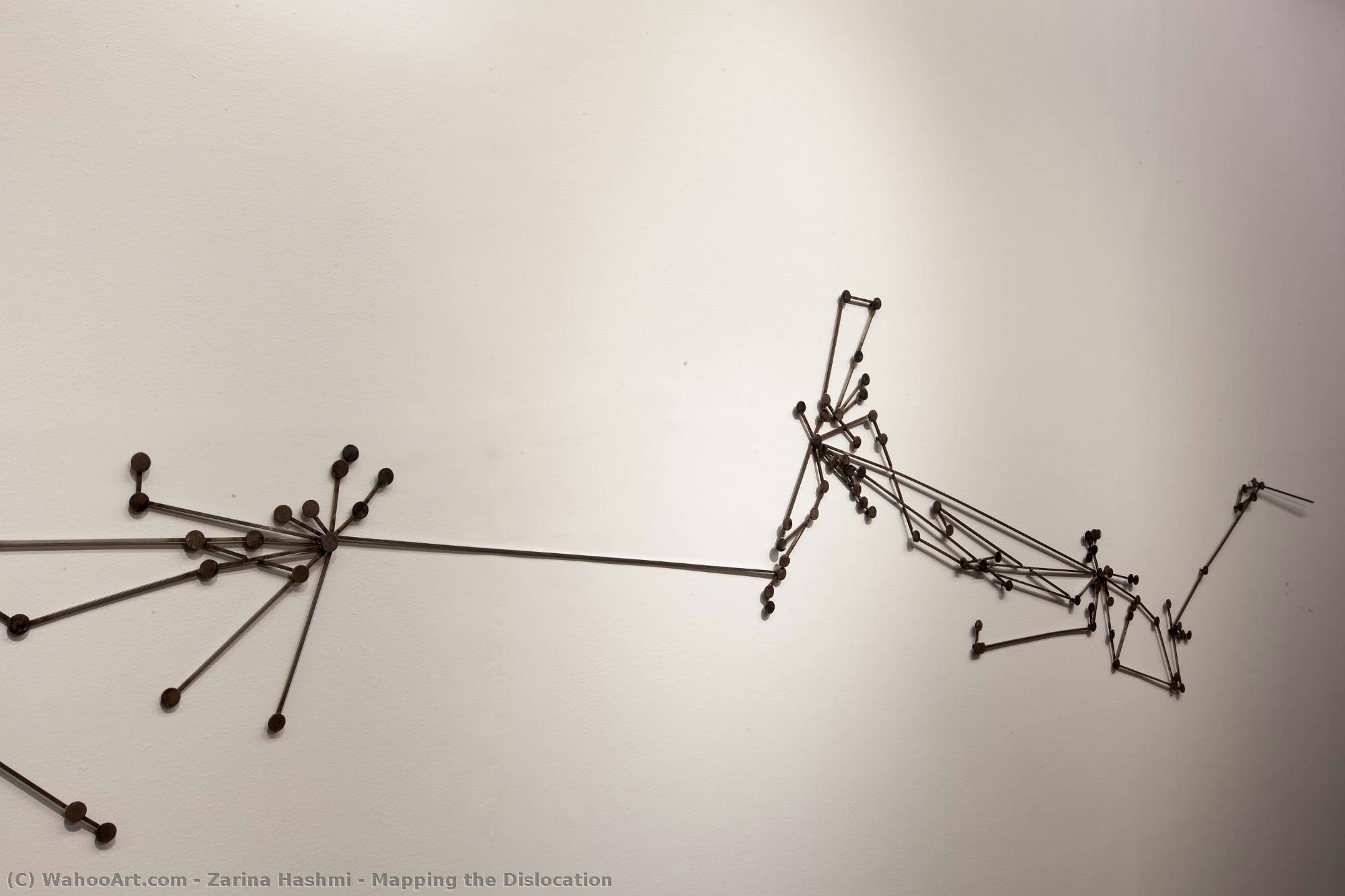 Mapping the Dislocation by Zarina Hashmi (1937-2020, India) Zarina ...