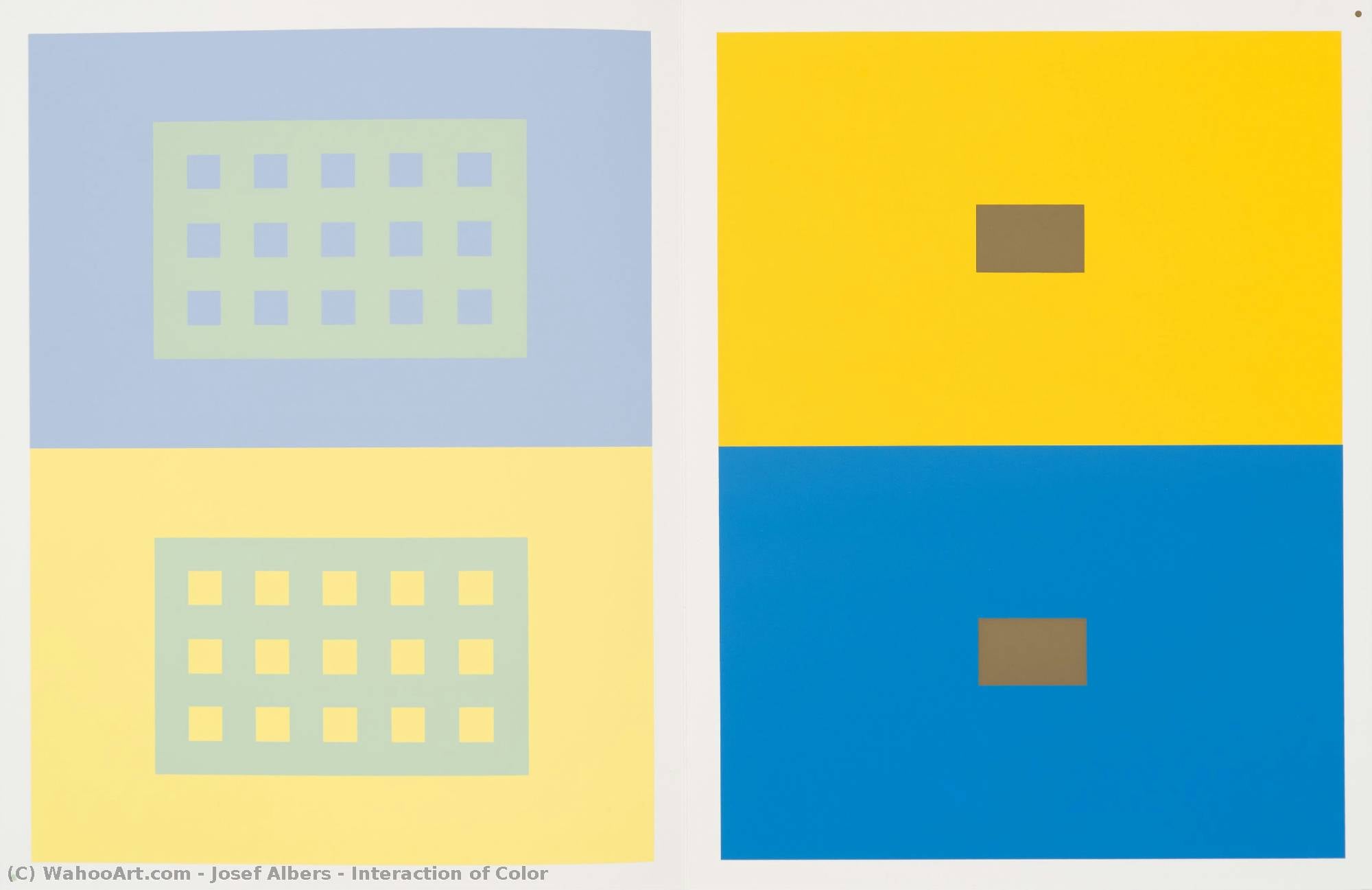 Obtener Reproducciones De Bellas Artes Interacción del color de Josef ...