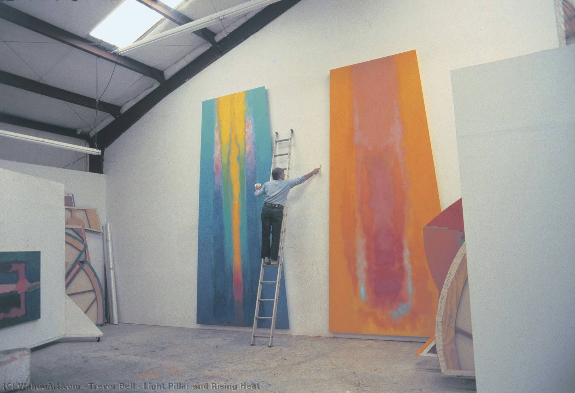 Light Pillar and Rising Heat, 1982 by Trevor Bell (1930-2017, United ...