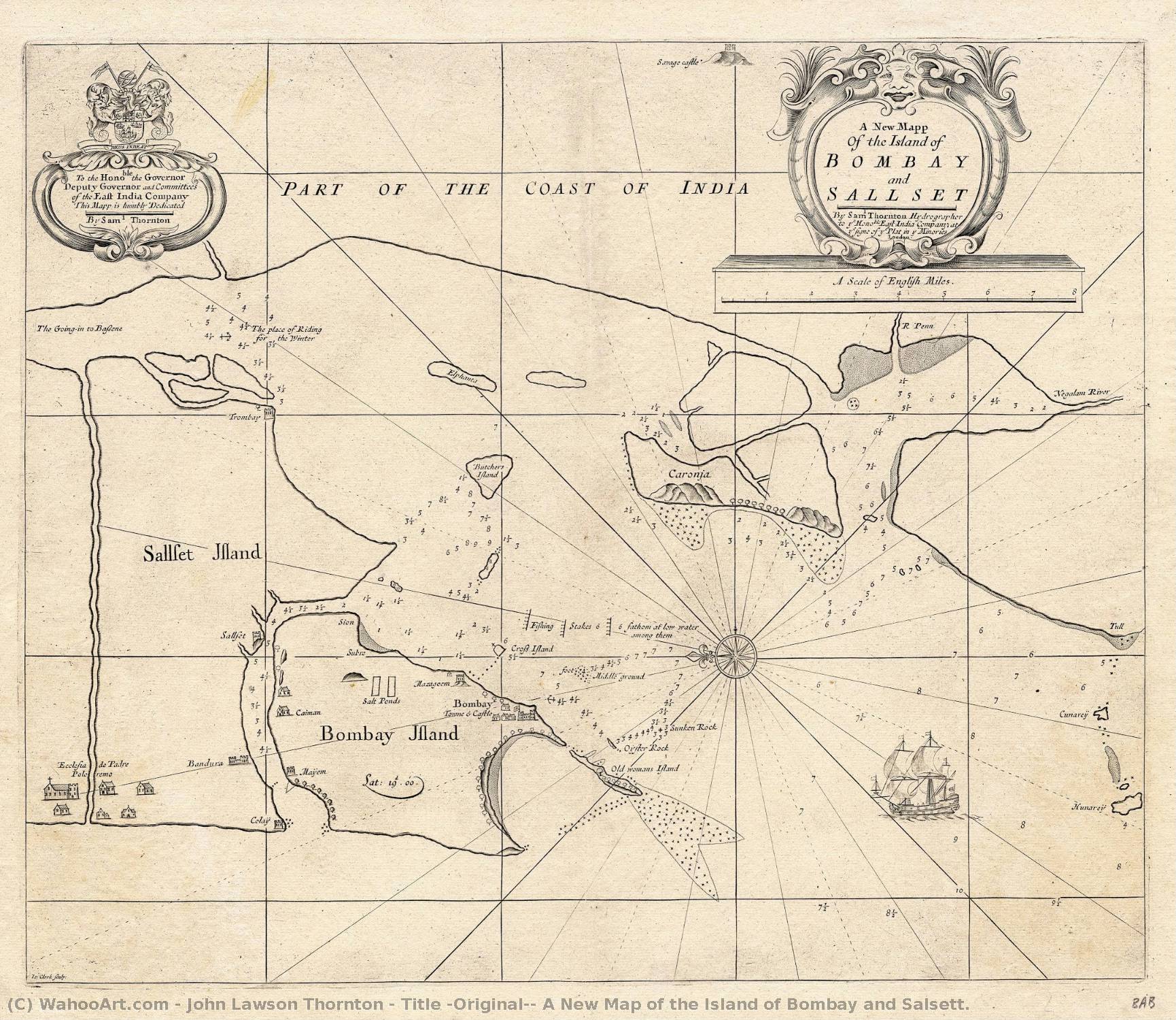 Title (Original): A New Map of the Island of Bombay and Salsett. by ...