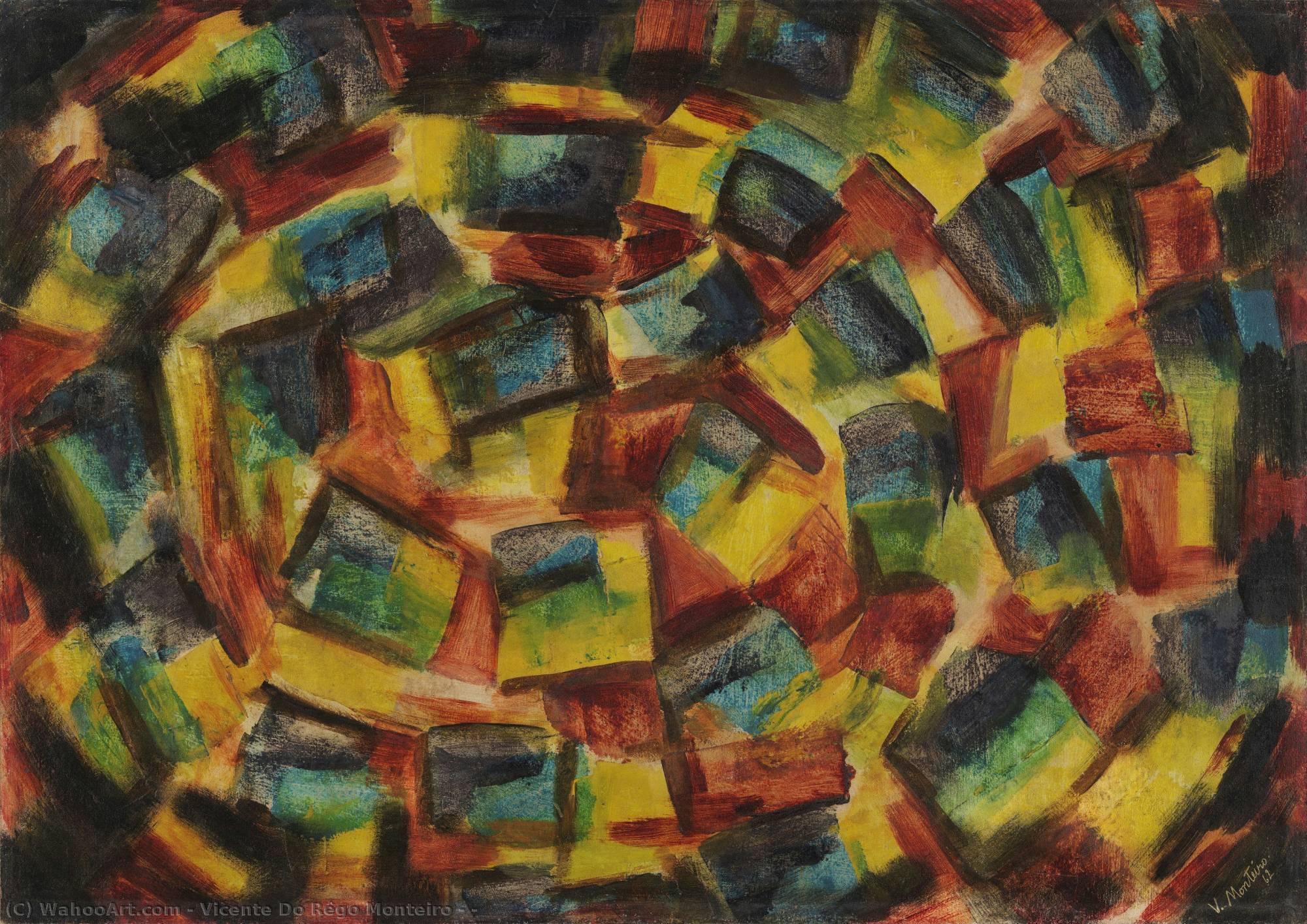 Adquirir Reproducciones De Pinturas \, 1962 de Vicente Do Rêgo Monteiro (Inspirado por) (1899 ...