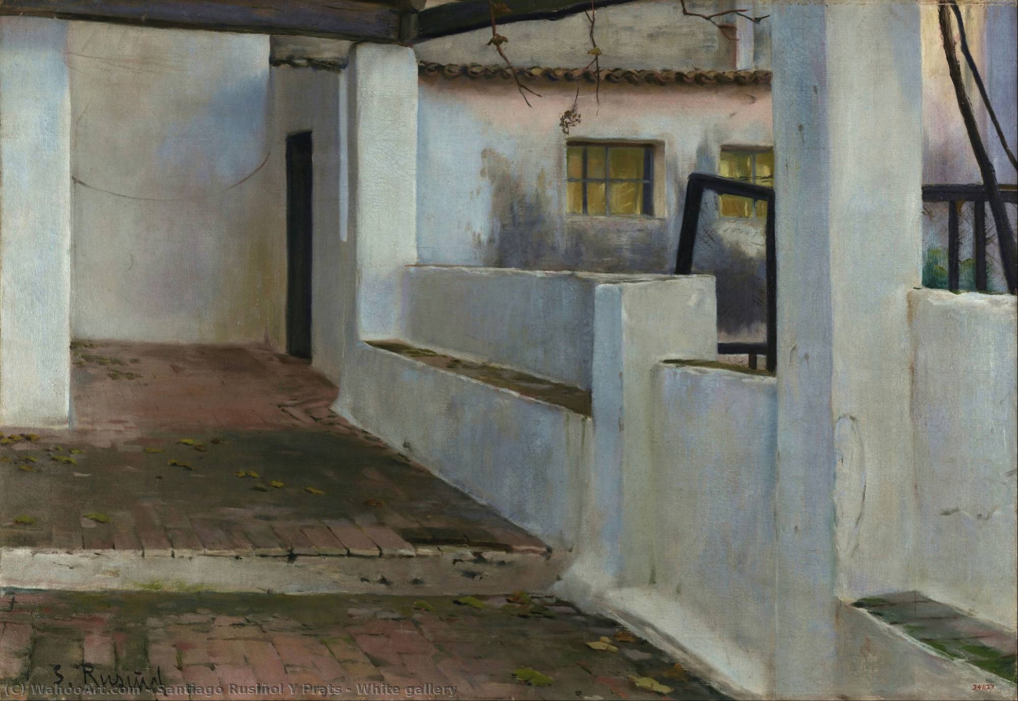 Pedir Reproducciones De Arte White gallery, 1893 de Santiago Rusiñol Y Prats (1861-1931, Spain ...