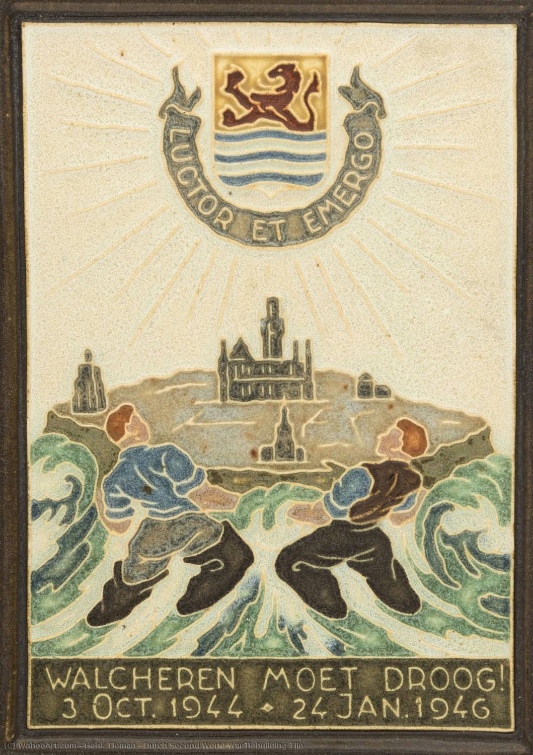 Segunda Guerra Mundial holandesa, 1946 de Henk Tieman Henk Tieman ...