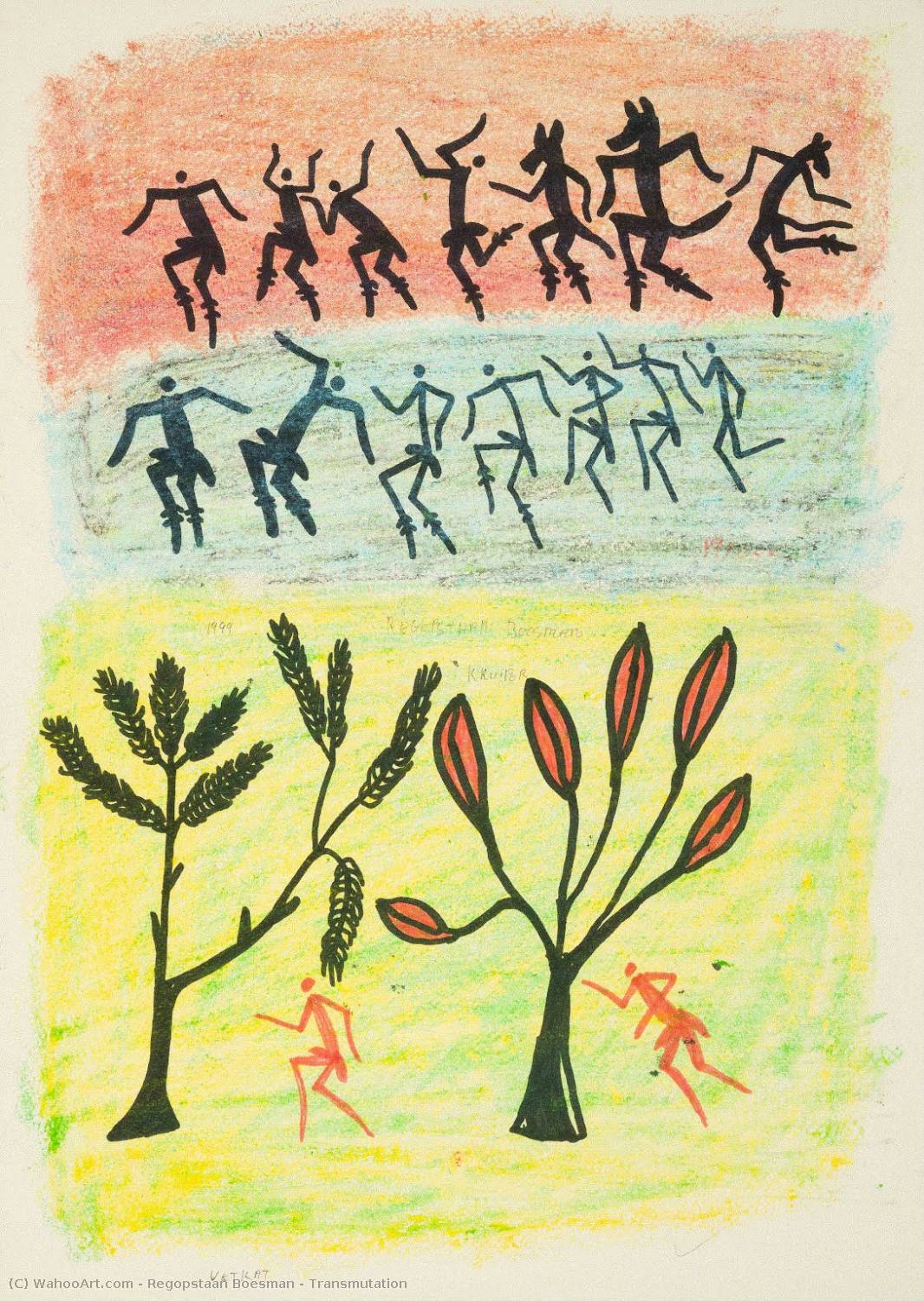 Transmutation, 2000 von Regopstaan Boesman (1958-2010, South Africa ...