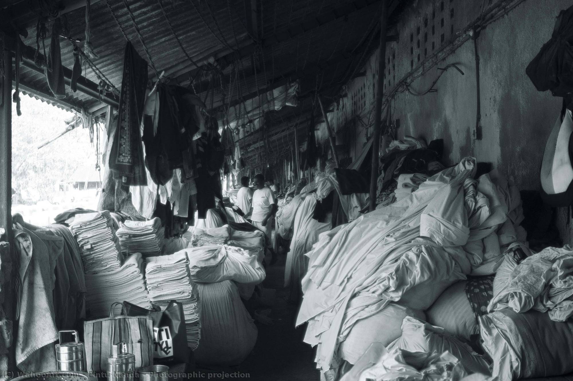 Photographic projection by Pintu Nanda (1977-2023, India) Pintu Nanda ...