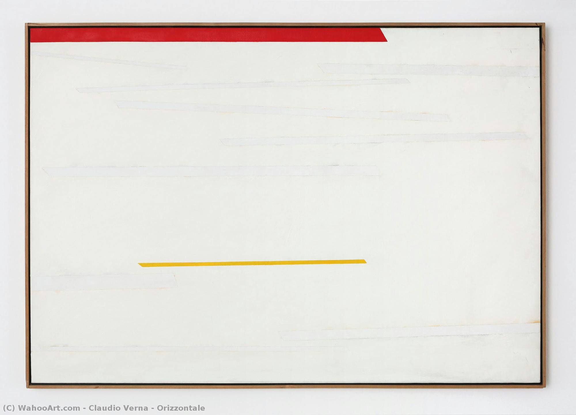 Orizzontale, 1977 by Claudio Verna Claudio Verna | WahooArt.com