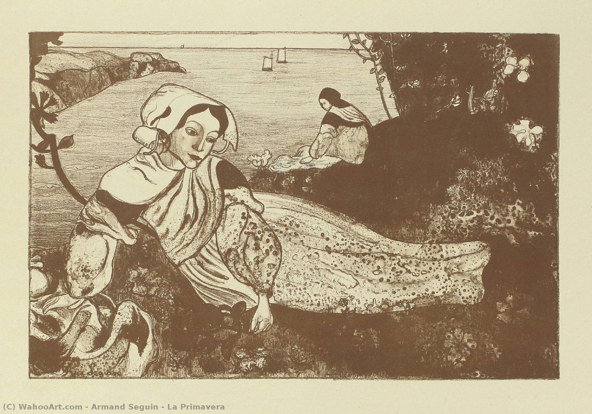 Pedir Reproducciones De Arte La Primavera, 1895 de Armand Seguin (1869 ...