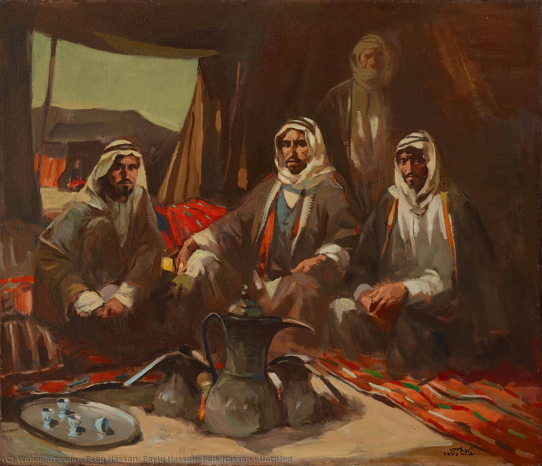 Obtener Grabados De Calidad Del Museo Untitled, 1975 de Faeq Hassan ...