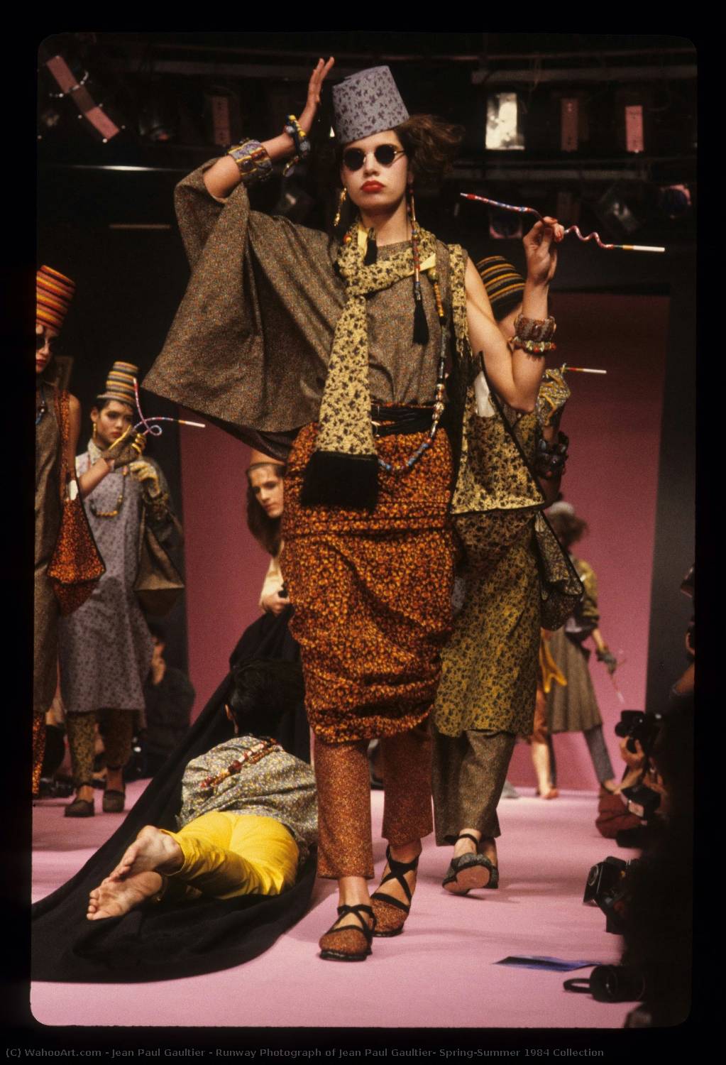 Runway Photograph Of Jean Paul Gaultier Spring Summer 1984 Collection
