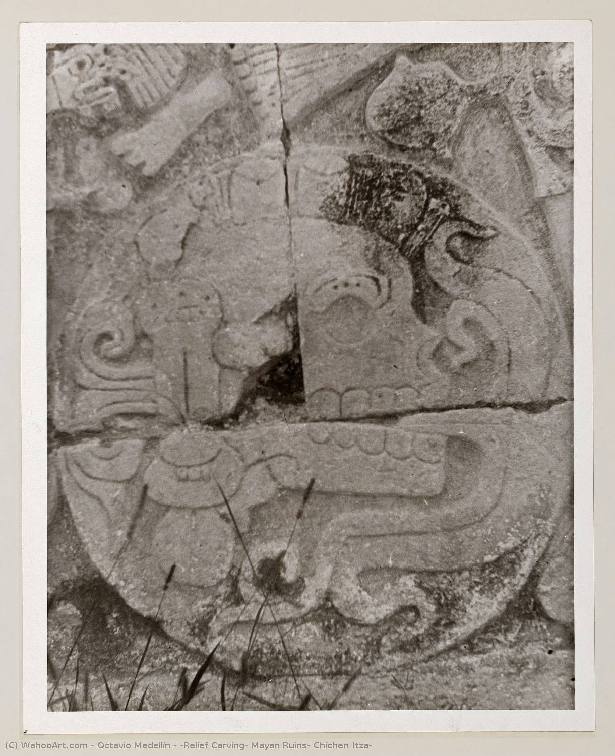 Grabados De Calidad Del Museo [Relief Carving, Mayan Ruins, Chichen ...