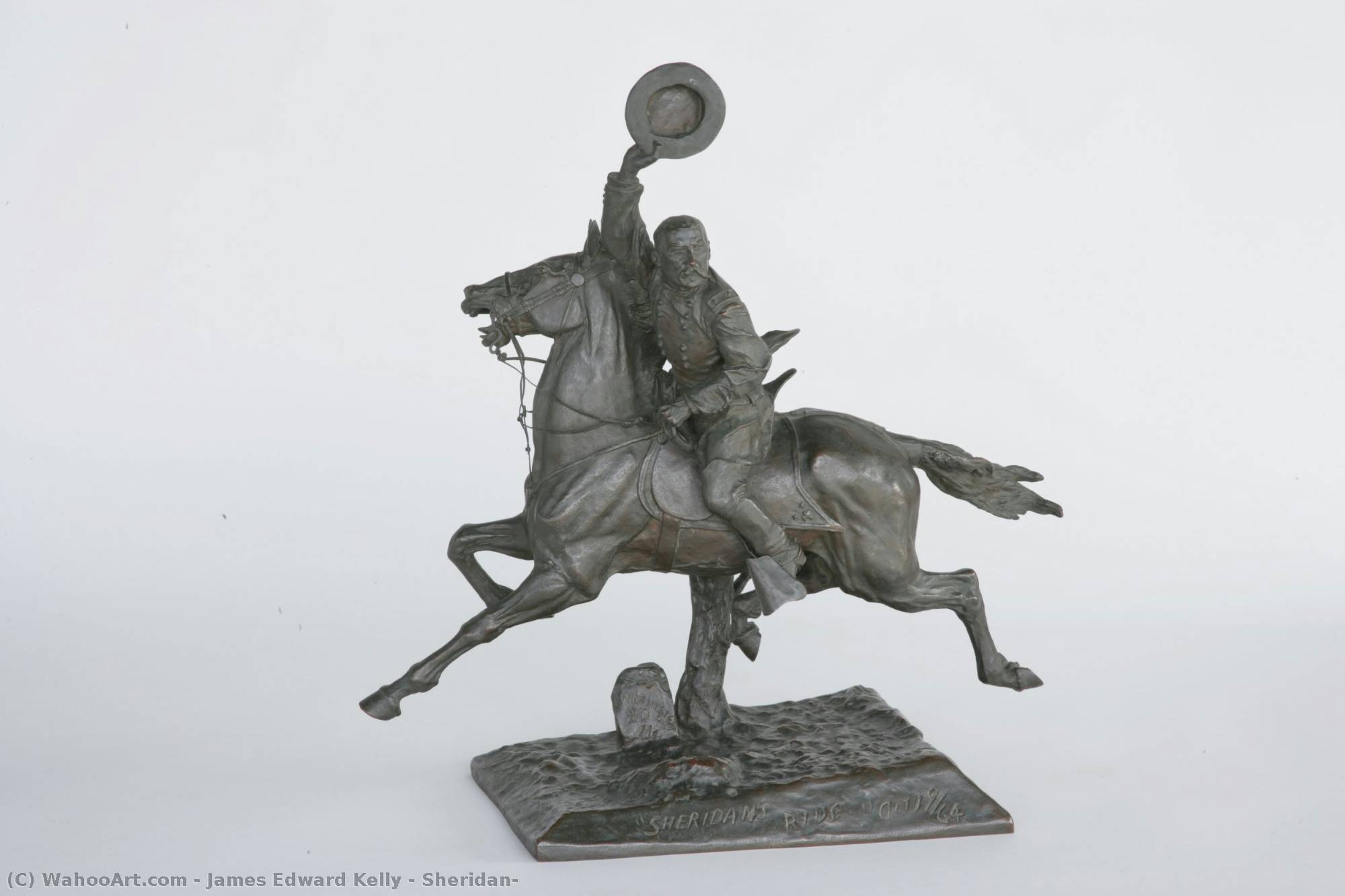 Reproduções De Pinturas Sheridan, 1879 por James Edward Kelly (1855 ...