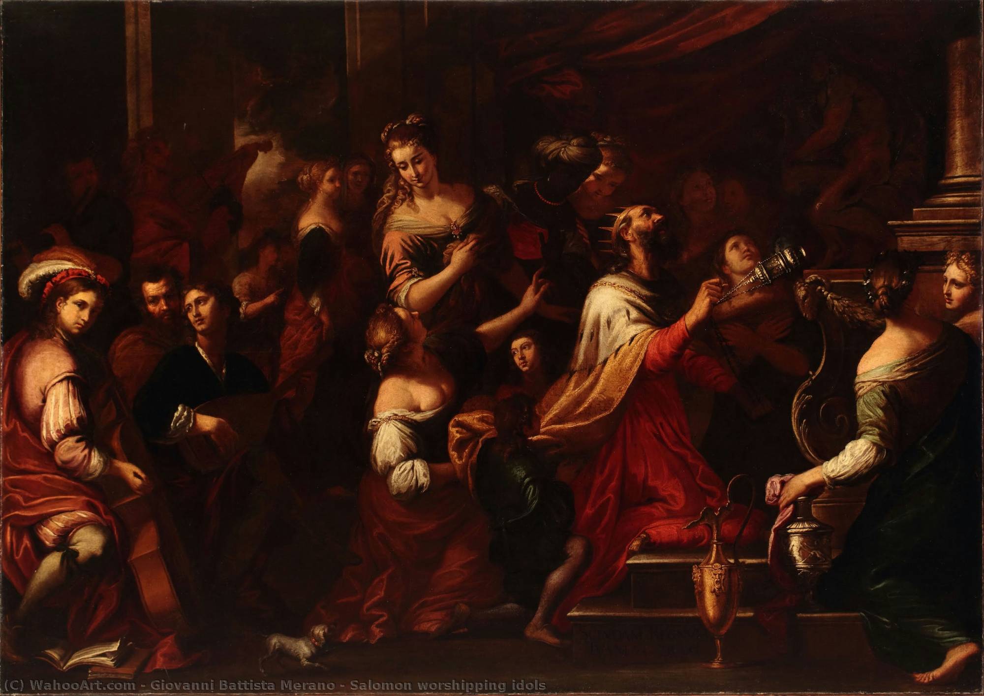 Purchase Oil Painting Replica Salomon worshipping idols by Giovanni ...