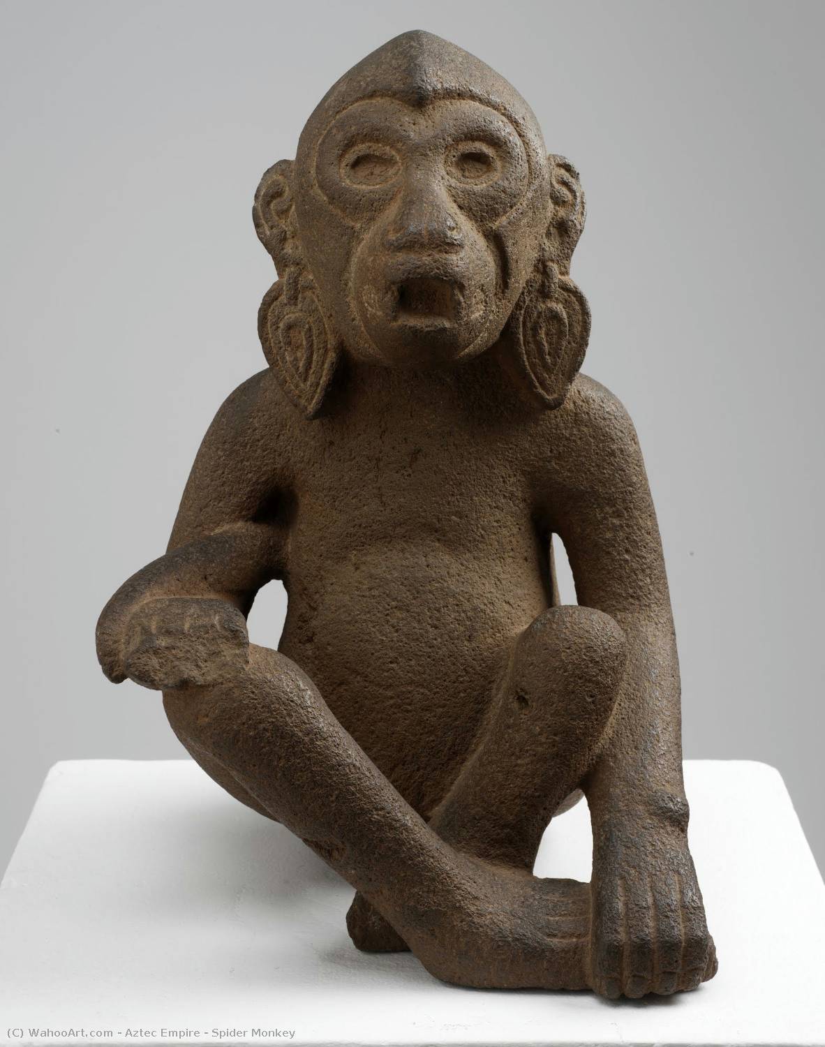 Buy Museum Art Reproductions Spider Monkey, 1521 by Aztec Empire (1300 ...