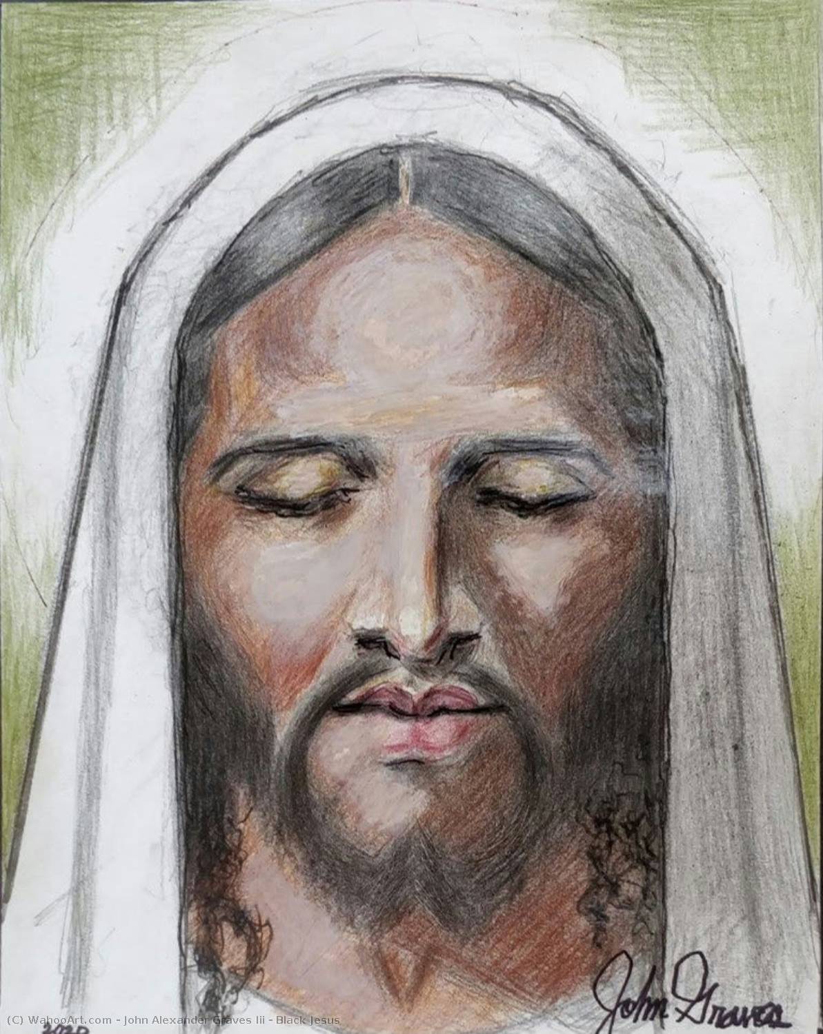 Jesus Negro por John Alexander Graves Iii (1920-2013, United States ...