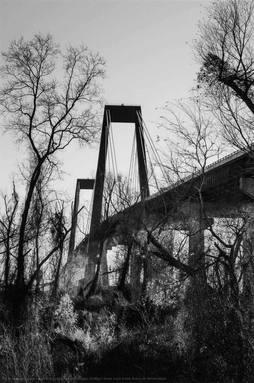 Hale Boggs Bridge; from east bank levee in Destrehan, 2015 by Richard ...