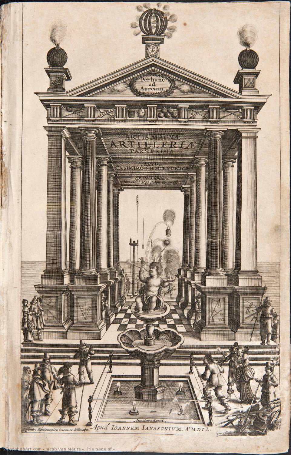 Order Artwork Replica Title page of \, 1650 by Jacob Van Meurs (1619 ...