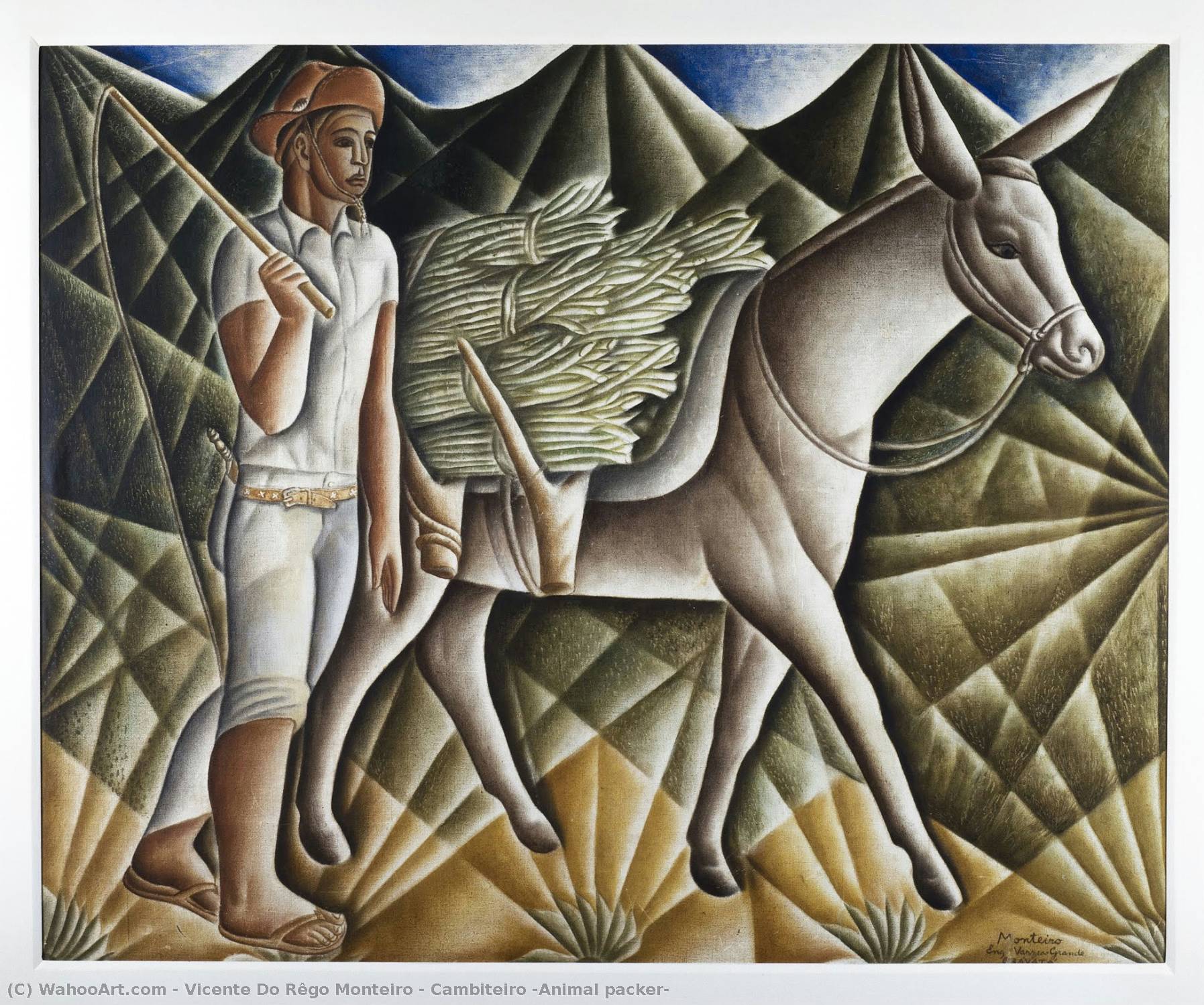 Gravura De Qualidade De Museu Cambiteiro (Animal packer), 1900 por ...