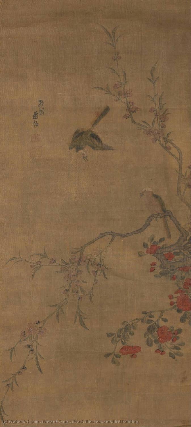Peach Blossom-and-Bird Pintura, 1811 de Edward Yang (1947-2007, South ...