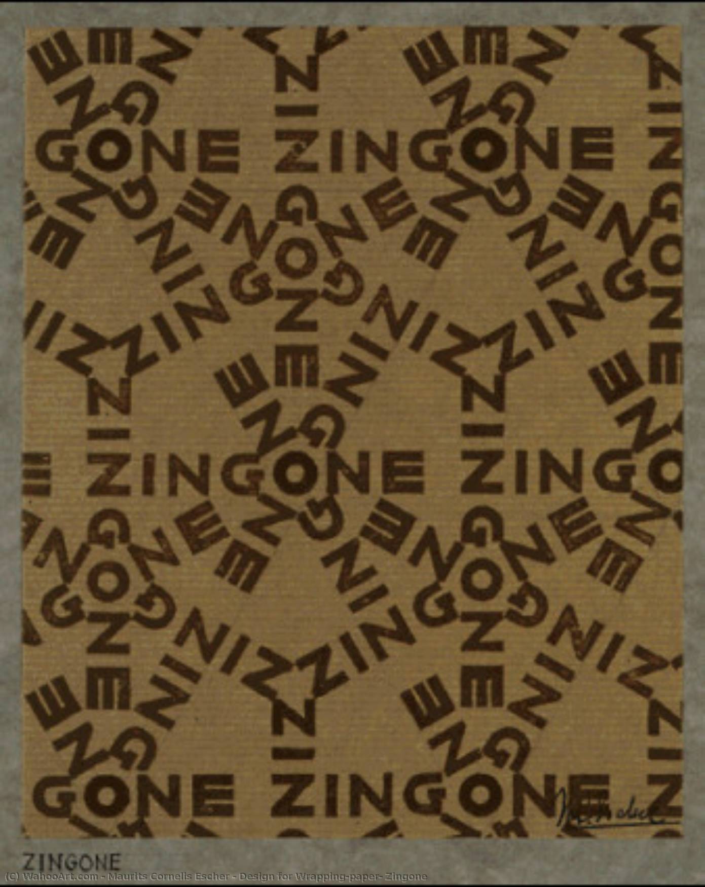 Pedir Reproducciones De Arte Diseño para papel de lavado: Zingone, 1933 ...