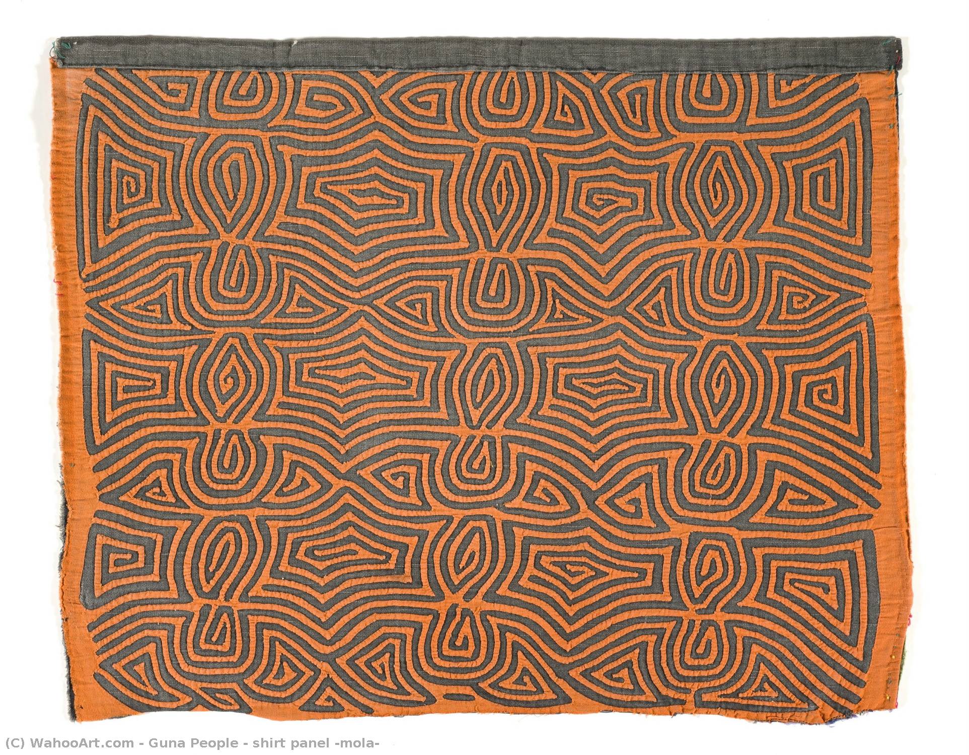 shirt panel (mola), 1950 by Guna People Guna People | WahooArt.com
