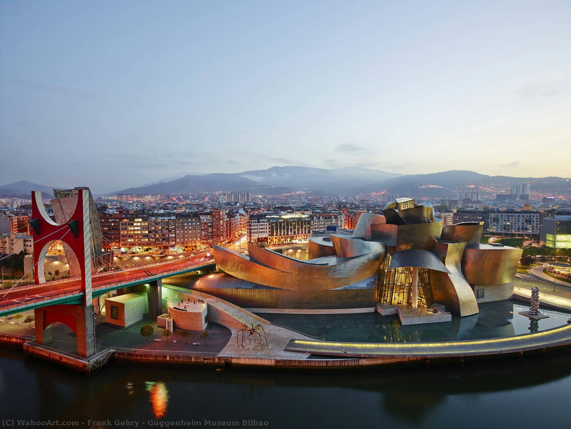 Guggenheim Museum Bilbao by Frank Gehry Frank Gehry | WahooArt.com
