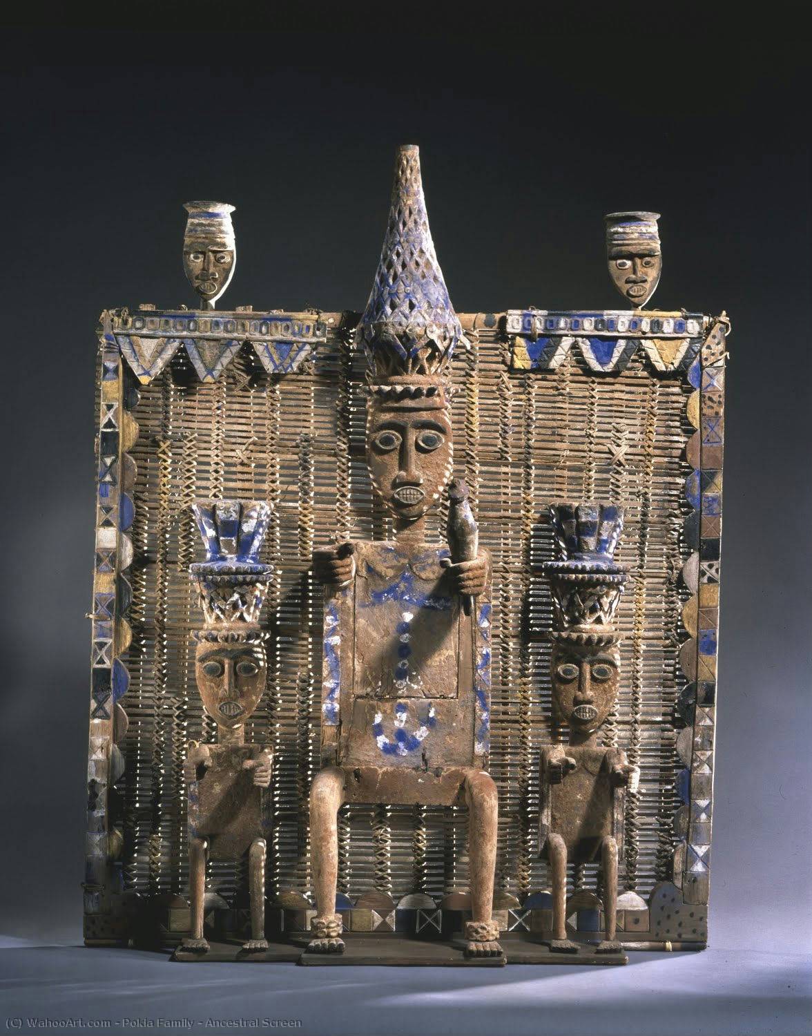 Ancestral Screen, 1800 by Pokia Family Pokia Family | WahooArt.com