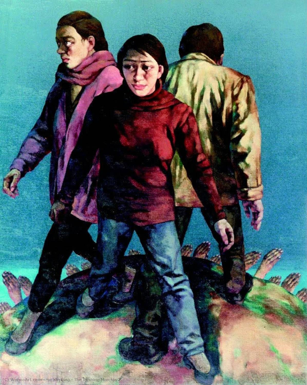 El Hombre Rushing No.2 de Su Xin Ping Su Xin Ping | WahooArt.com