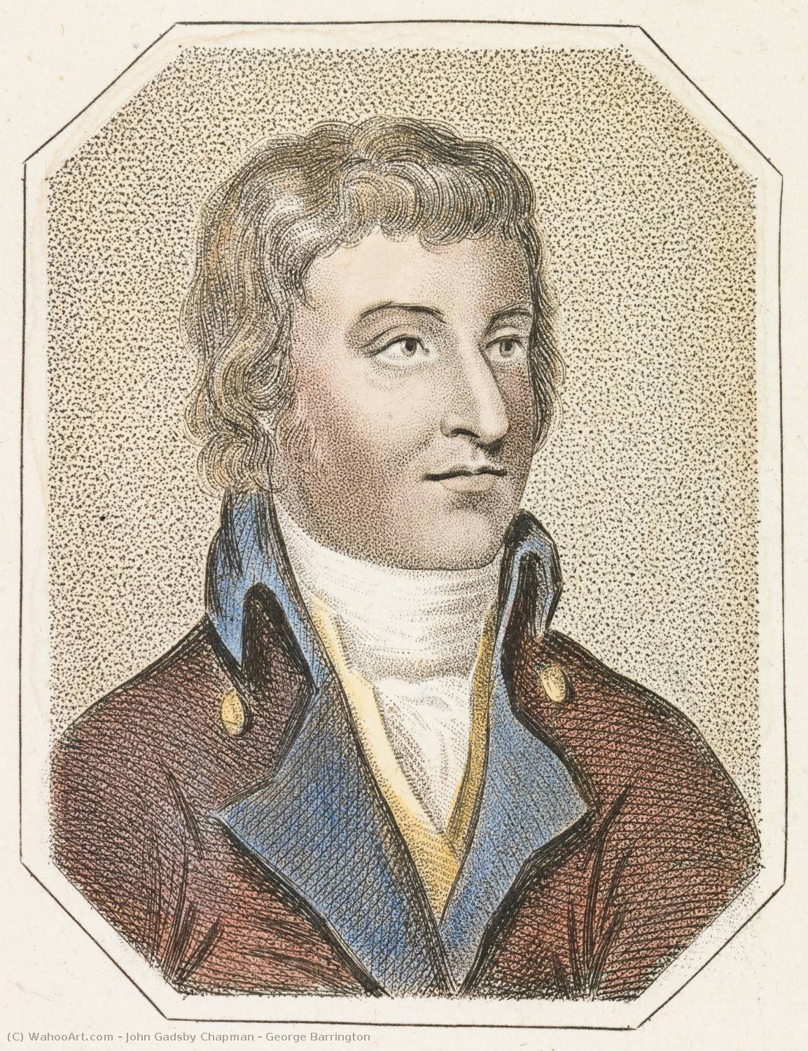 Get Art Reproductions George Barrington, 1820 by John Gadsby Chapman ...