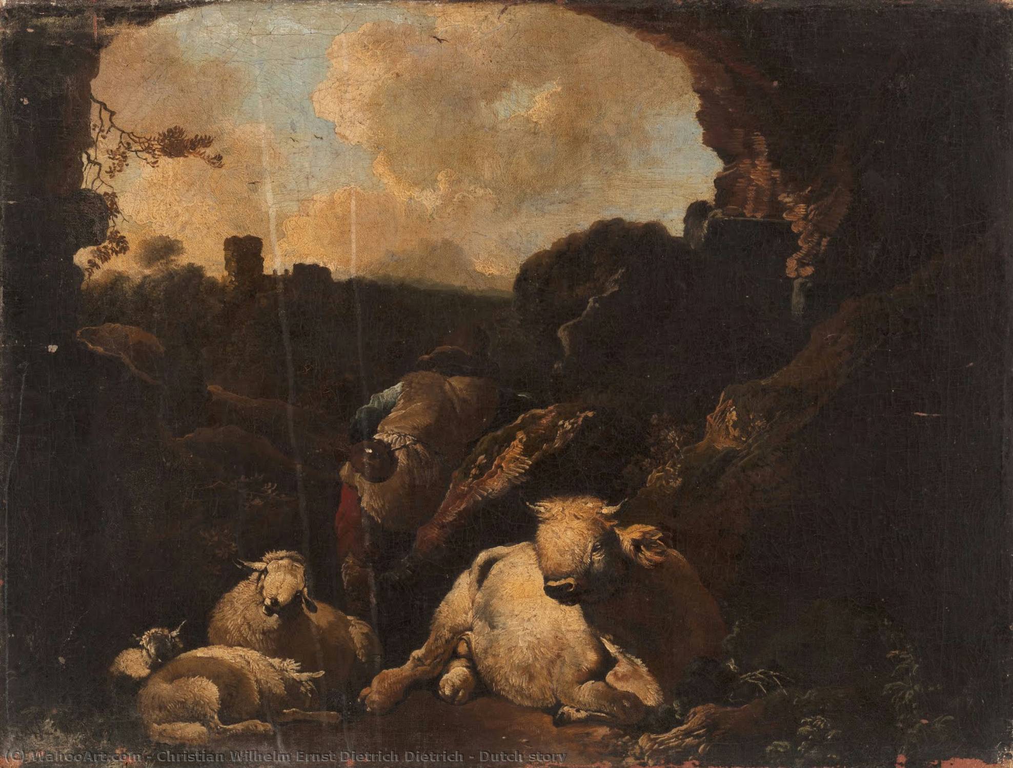 Reproducciones De Arte Historia holandesa, 1700 de Christian Wilhelm ...