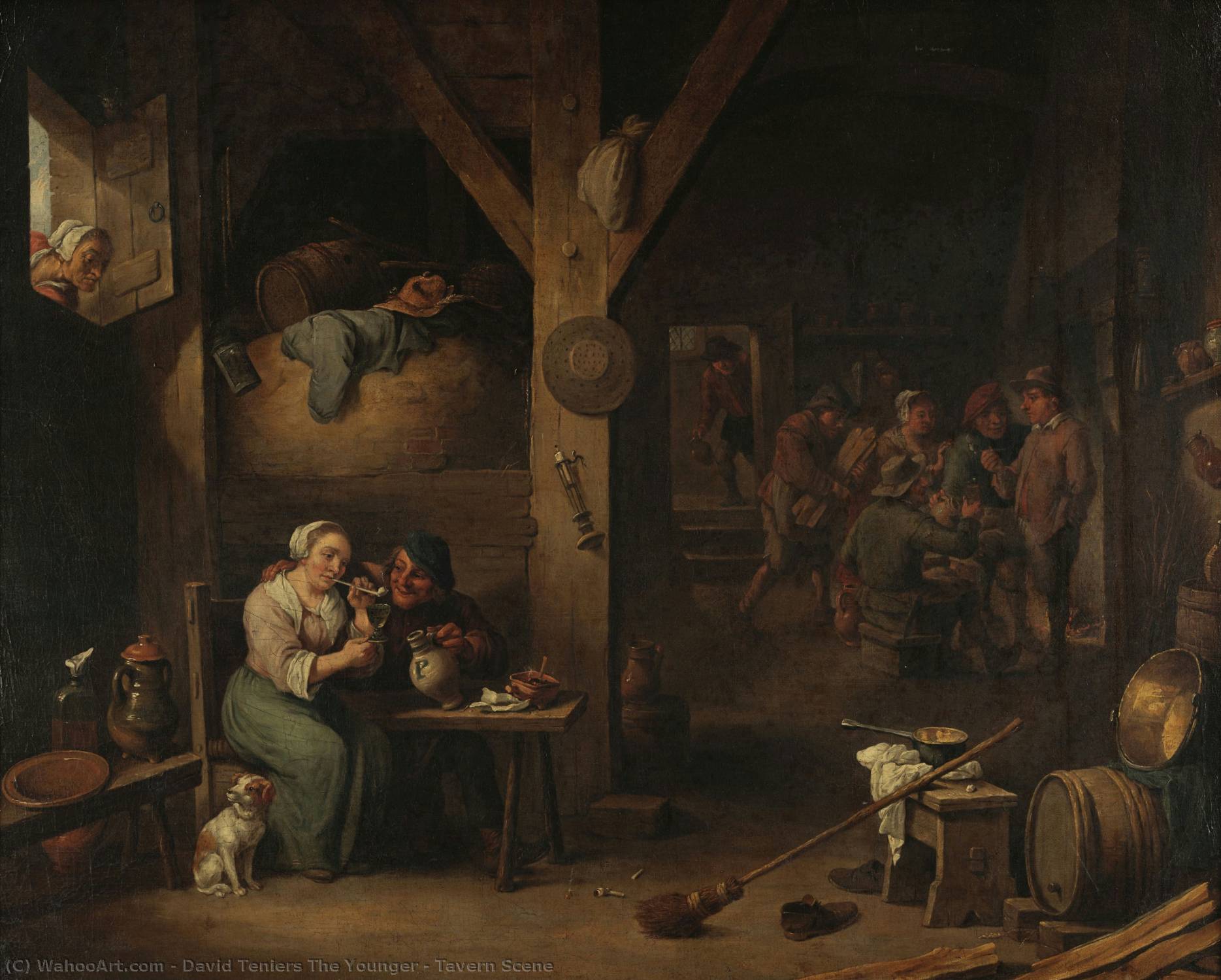 Tavern Scene by David Teniers The Younger David Teniers The Younger ...