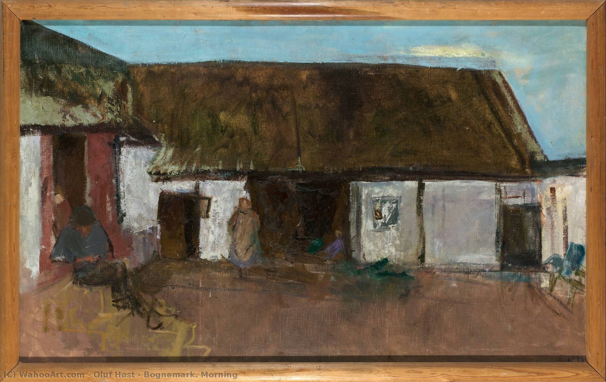 Museum Art Reproductions Bognemark. Morning, 1932 by Oluf Høst ...