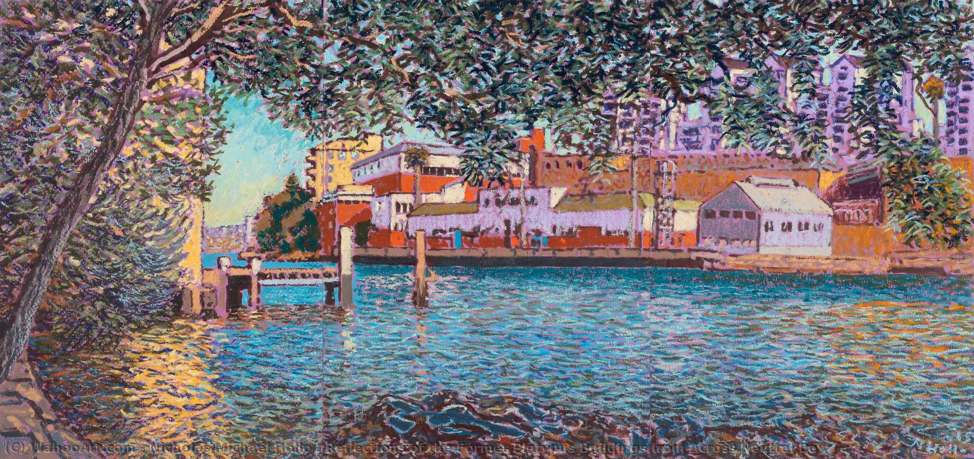 Reflexiones de los antiguos edificios de Platypus de Bahía Neutral ...