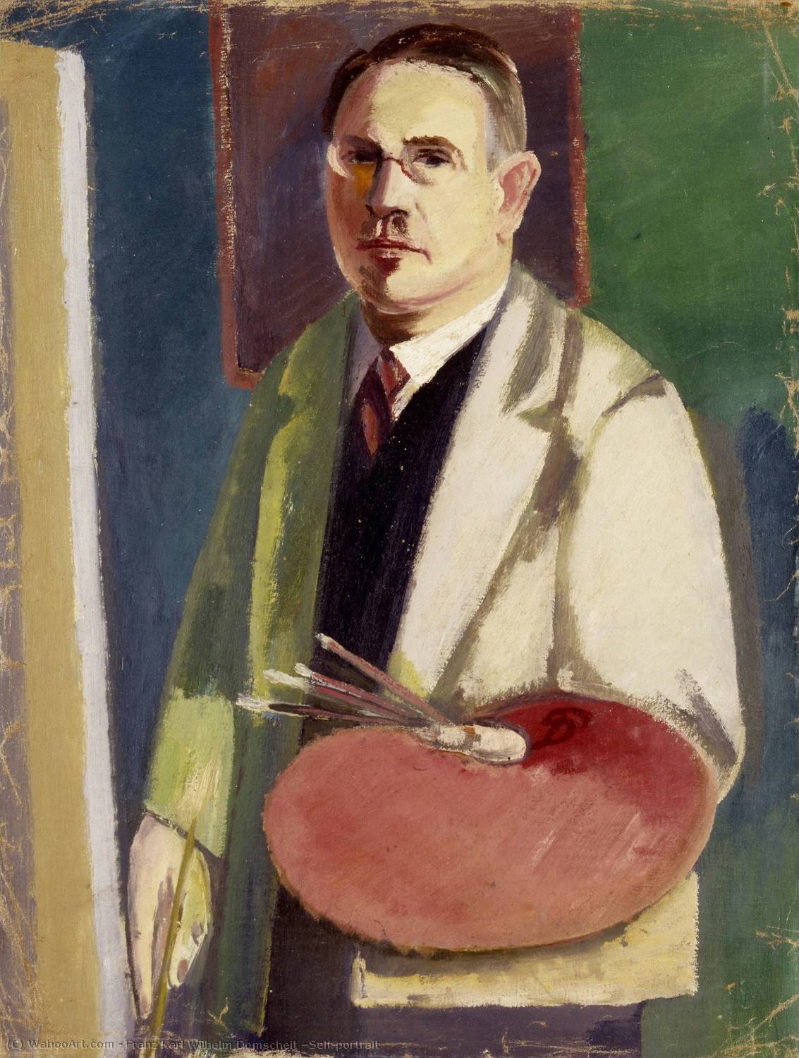 Ordem Reproduções De Arte Auto-retrato por Franz Karl Wilhelm Domscheit ...