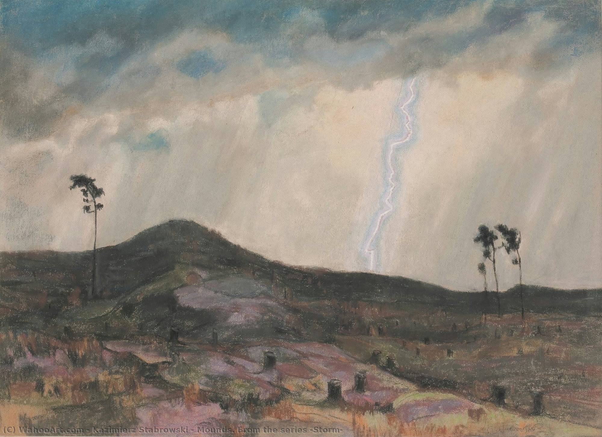 Get Art Reproductions Mounds. From the series ‘Storm’, 1910 by ...