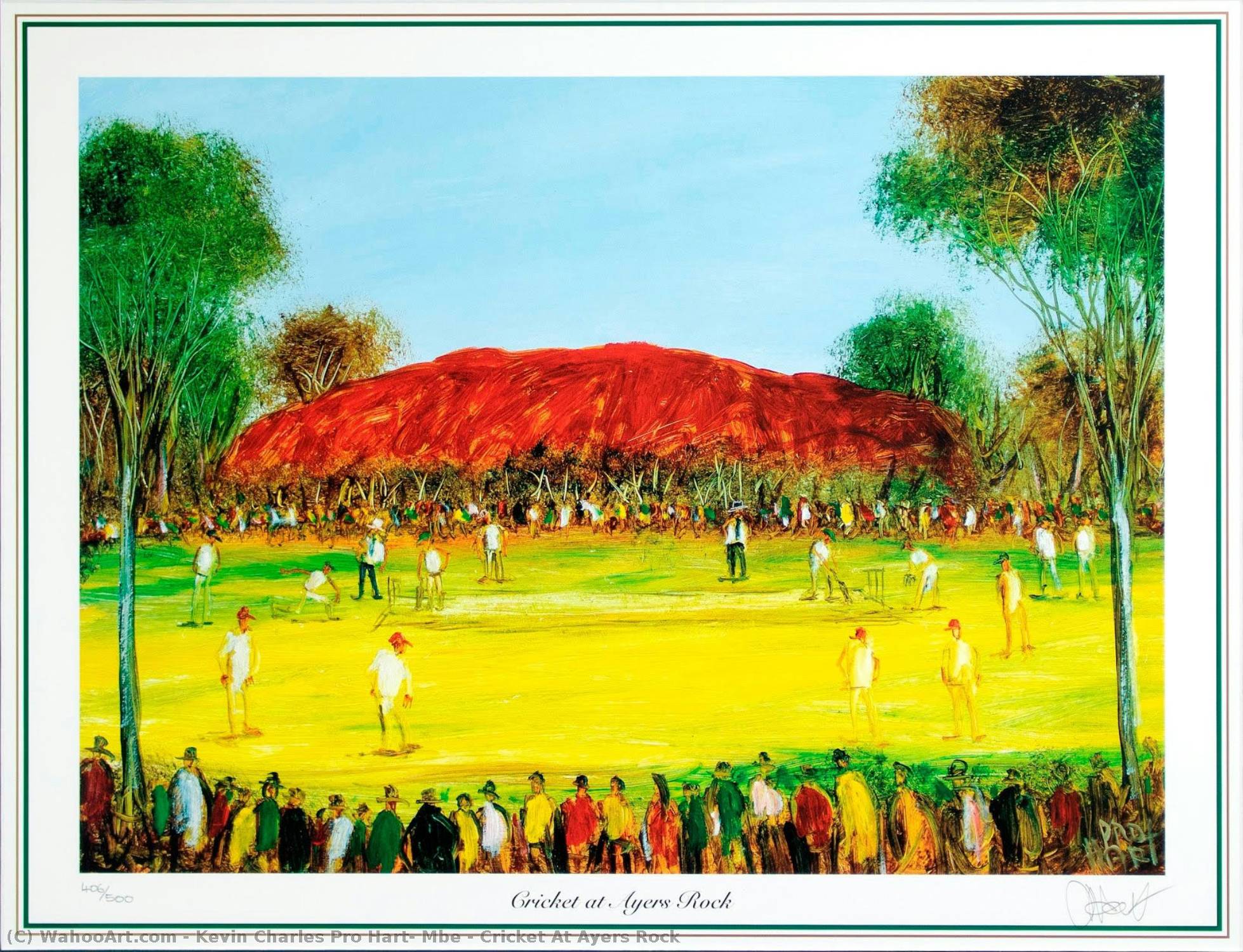 Cricket à Ayers Rock, 2000 de Kevin Charles Pro Hart, Mbe (1928-2006 ...