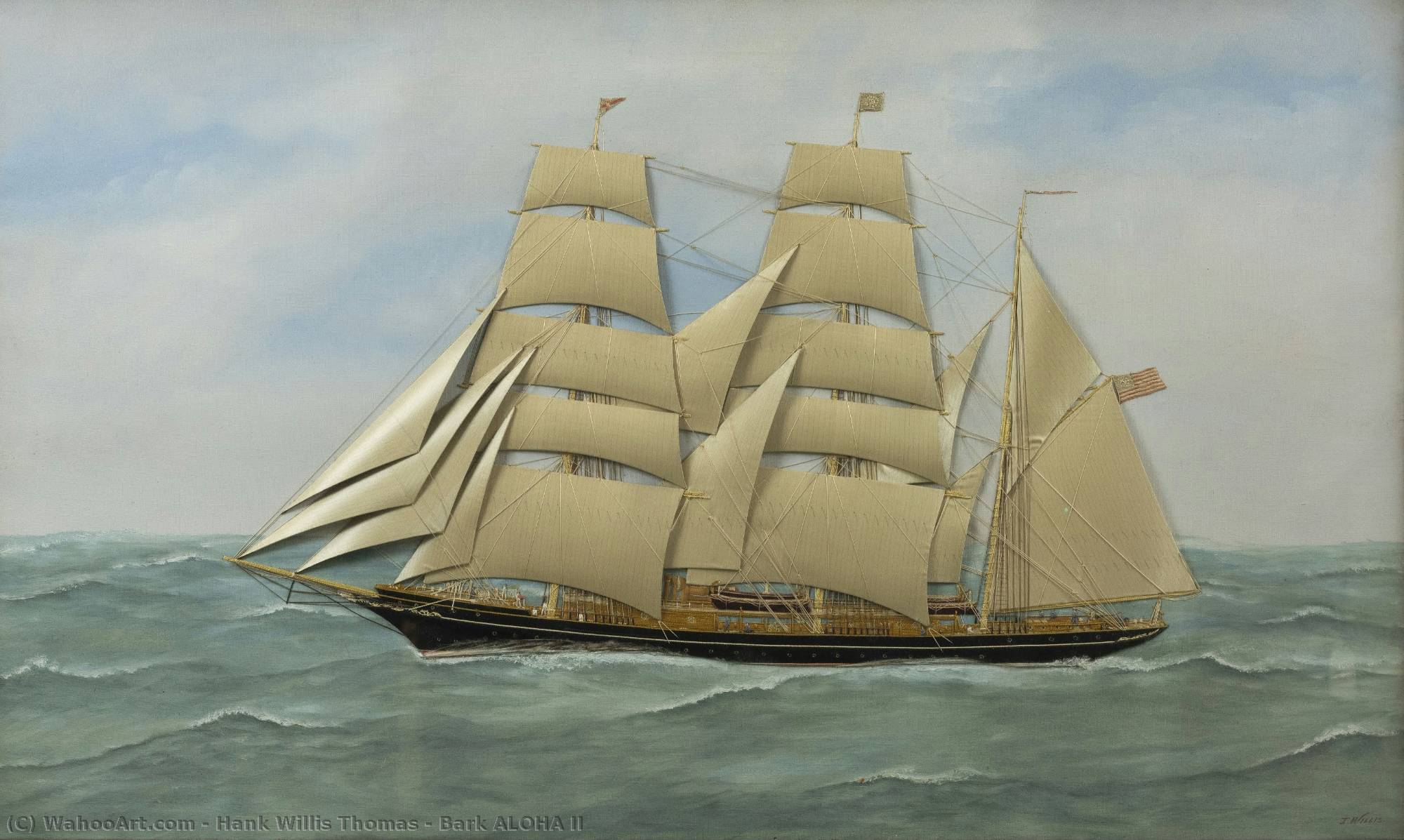 Bark ALOHA II, 1910 by Hank Willis Thomas Hank Willis Thomas | WahooArt.com