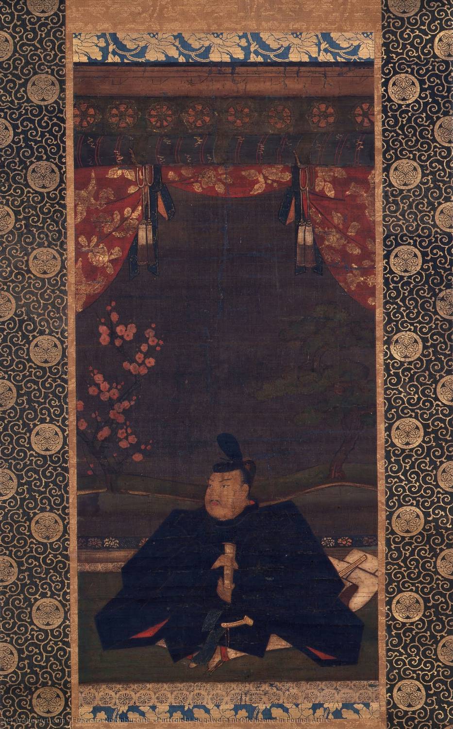 Order Artwork Replica Portrait of Sugawara no Michizane in Formal ...