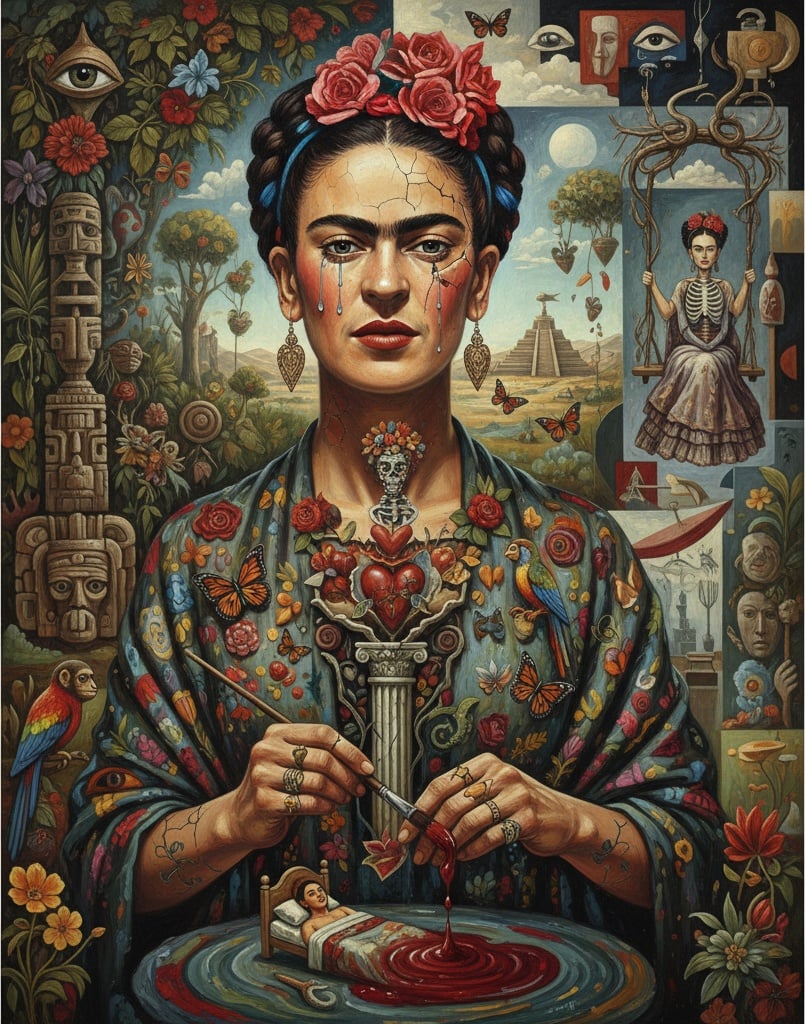 Frida Kahlo : Une Vie Peinte – Surréalisme, Identité et Récit ...