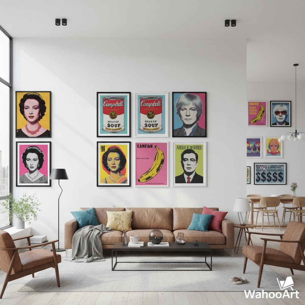 Andy Warhols 25 Mesterverk: Ikoniske Kunstverk for Din Vegg – ArtsDot.no