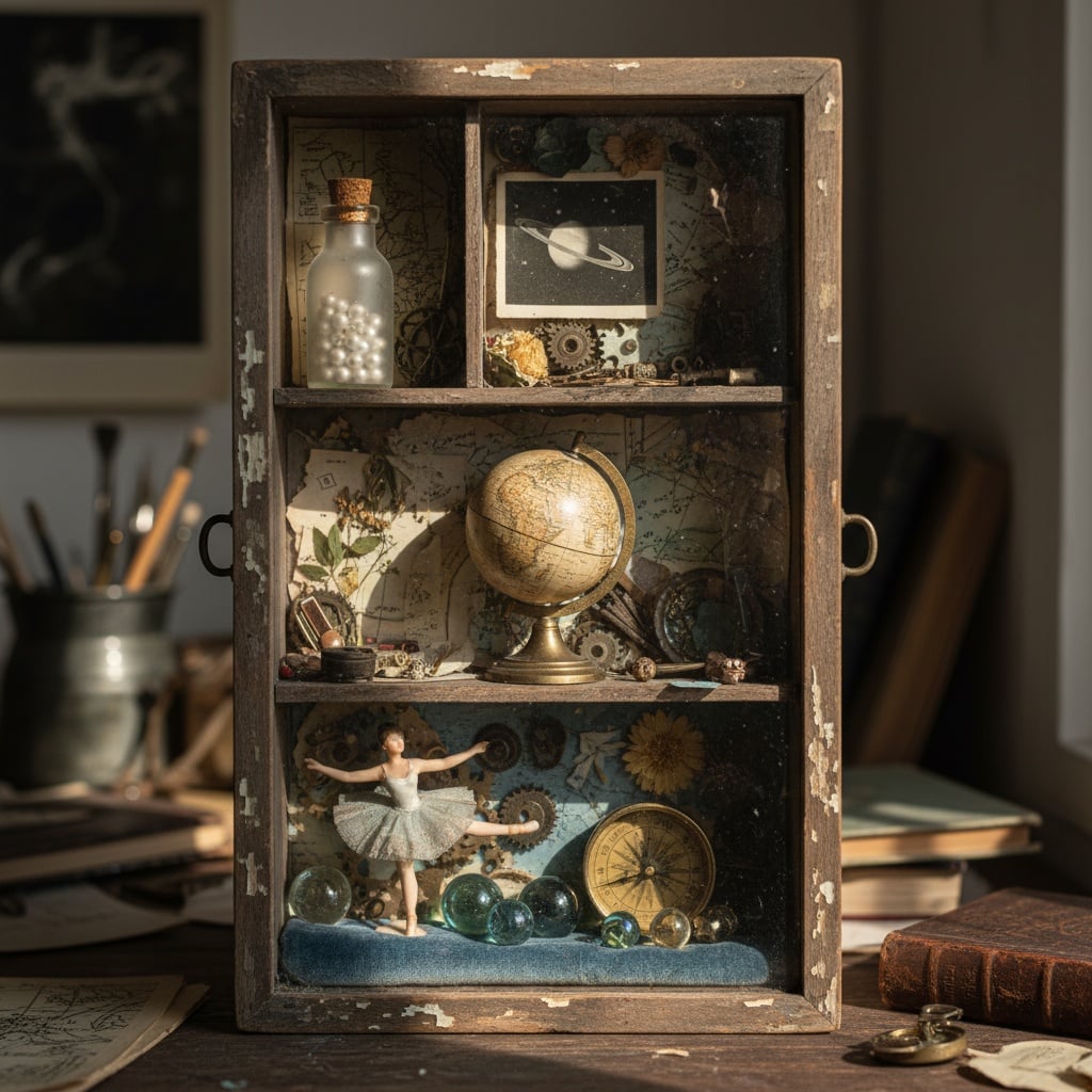 Joseph Cornell: Assemblage, Shadow Boxes & the Poetics of Found Objects